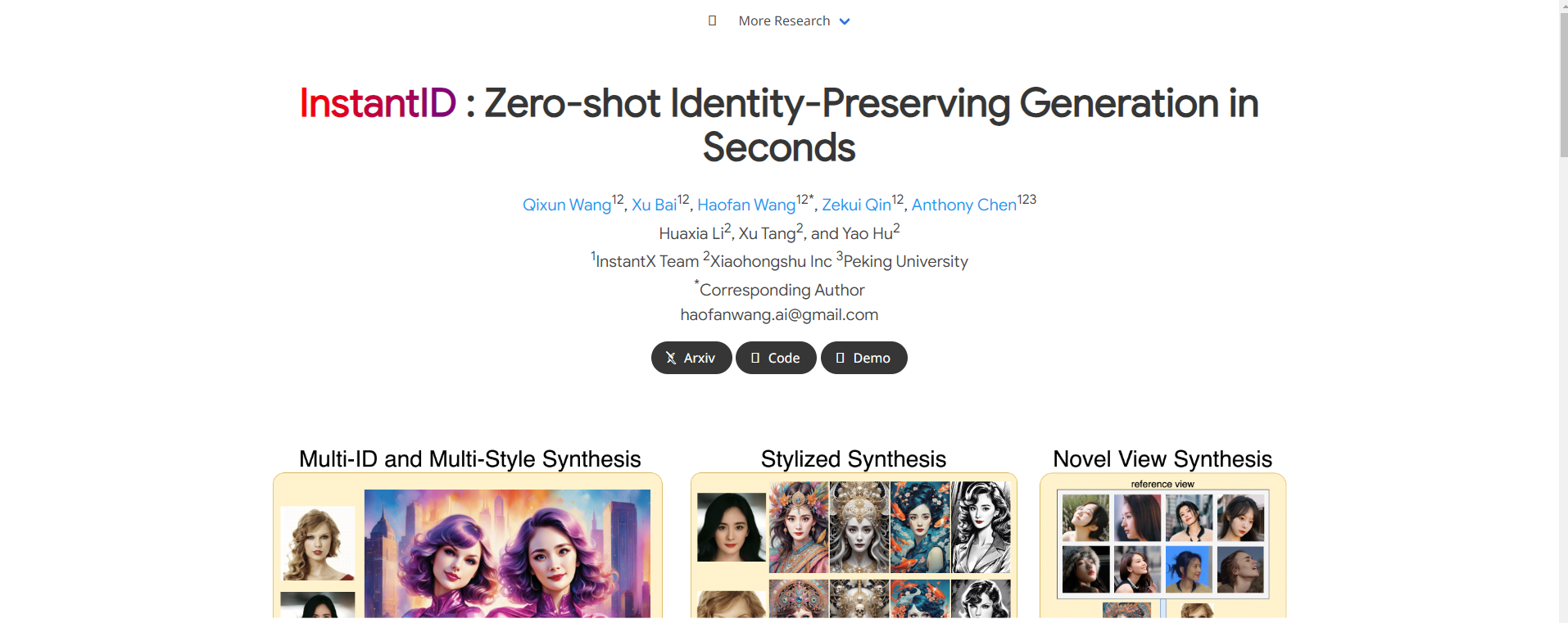 AI人脸照片合成怎么操作？InstantID AI 教你照片在线快速生成 | AI旋风