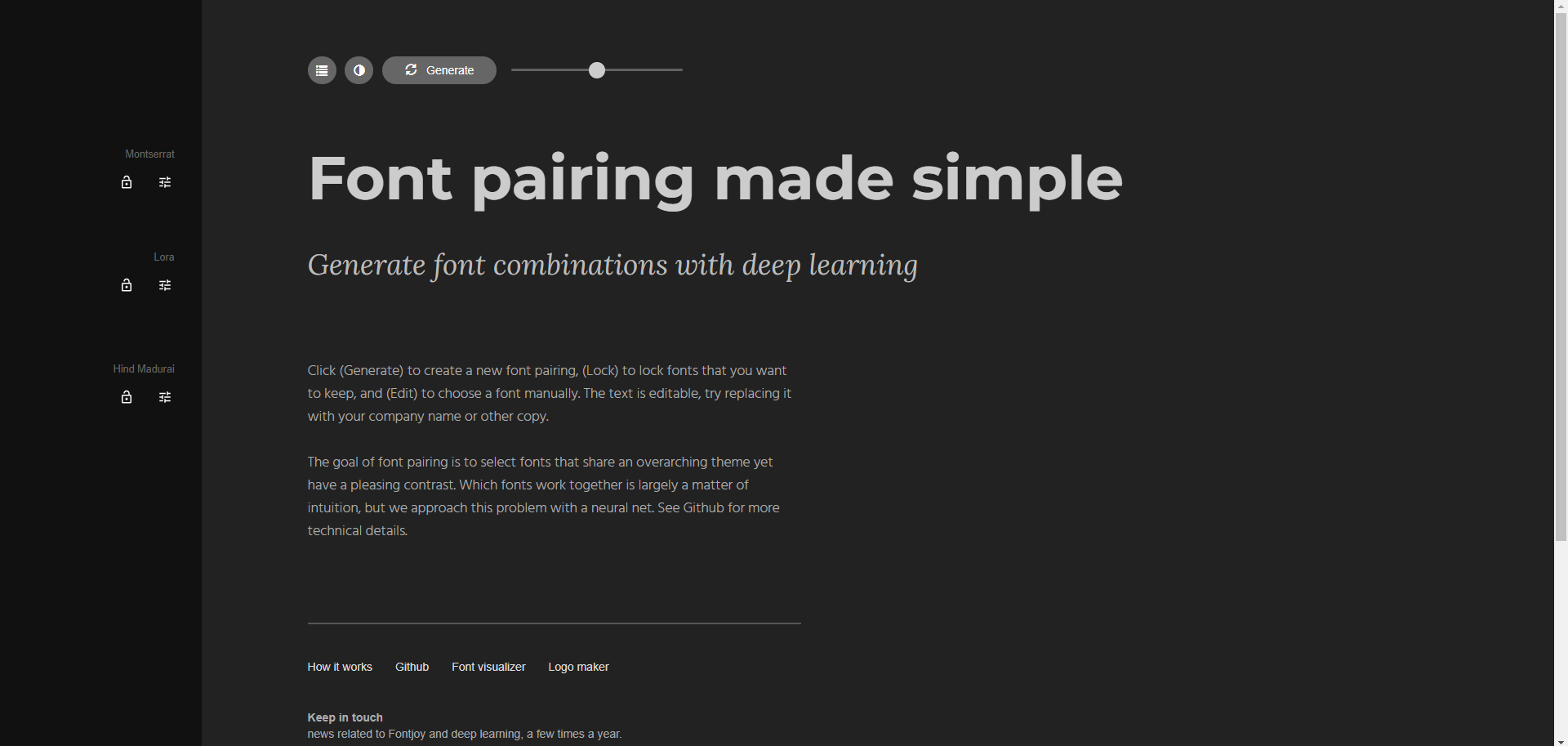 如何用AI设计字体？Fontjoy帮你智能选择和搭配 | AI旋风